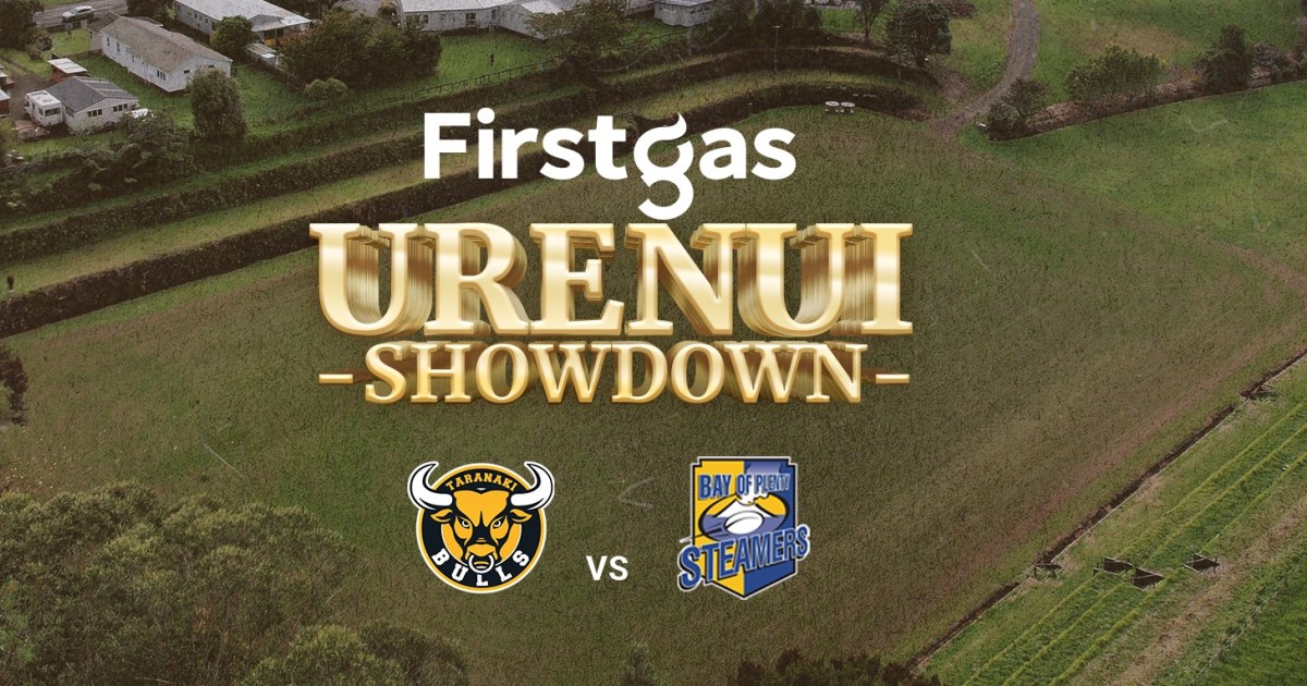 Urenui and Firstgas to host historic Yarrows Taranaki Bulls preseason match