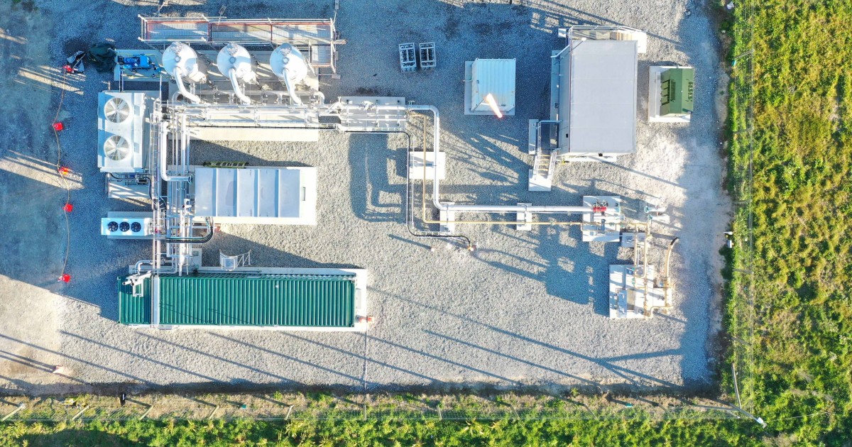 Biogas to pipeline upgrade facility